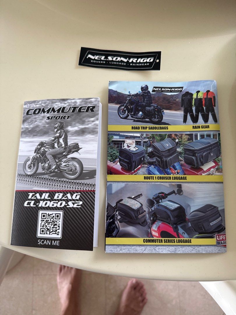Nelson rigg tail bag commuter sport, Motorcycles, Motorcycle Accessories on Carousell