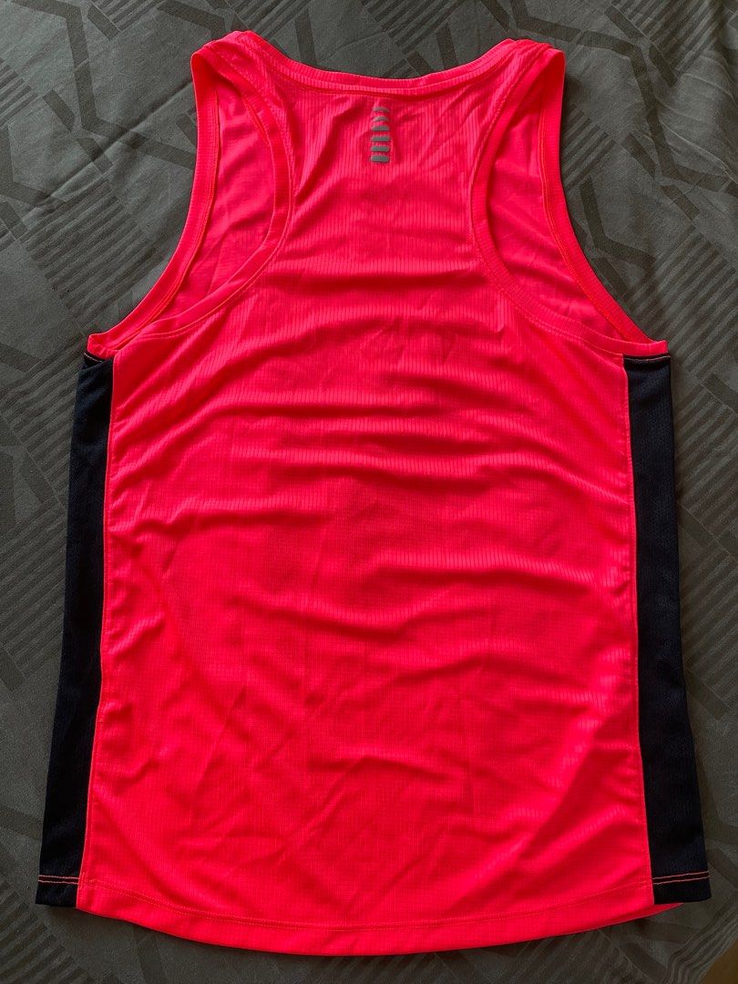 Neon pink dry fit underarmour singlet, Men's Fashion, Activewear on ...