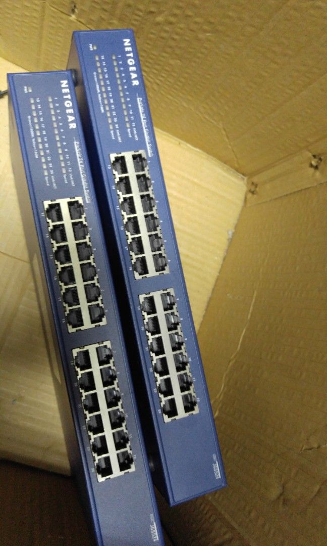 Netgear switch JGS524 V2 prosafe 24 port gigabit, 電腦＆科技, 電腦周邊及配件, Wifi及 ...
