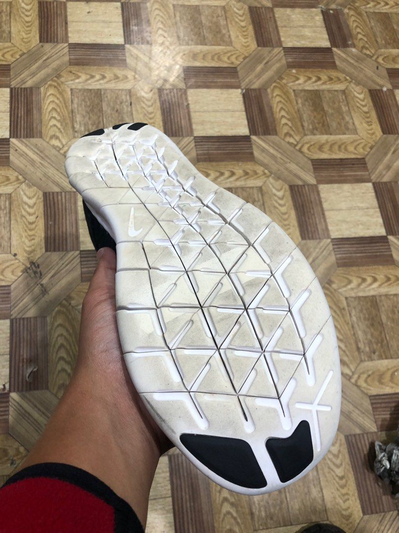 Nike Free RN Run Flyknit Black/White(28 cm), Men's Fashion, Footwear ...