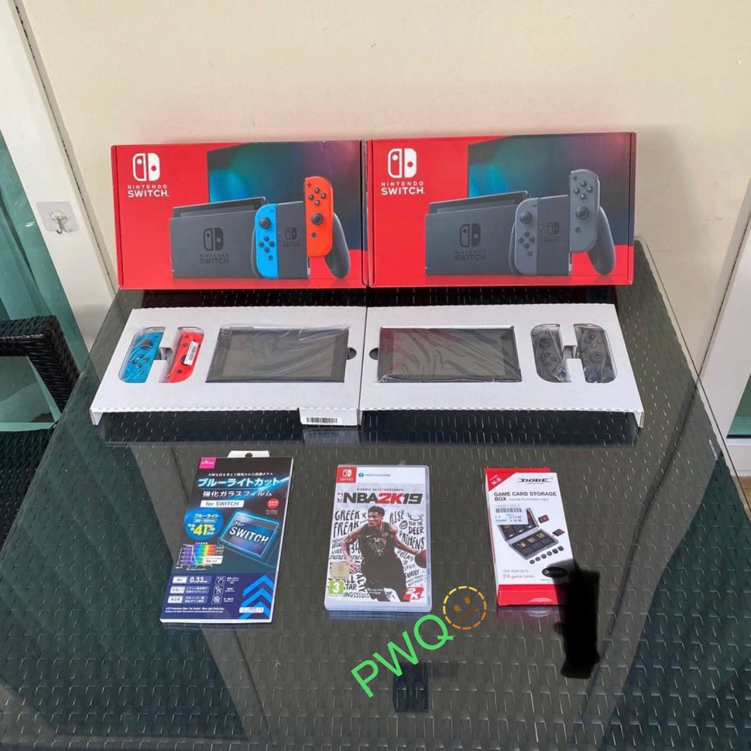 Nintendo Switch Gen 2 Console + free game, Video Gaming, Video Game ...