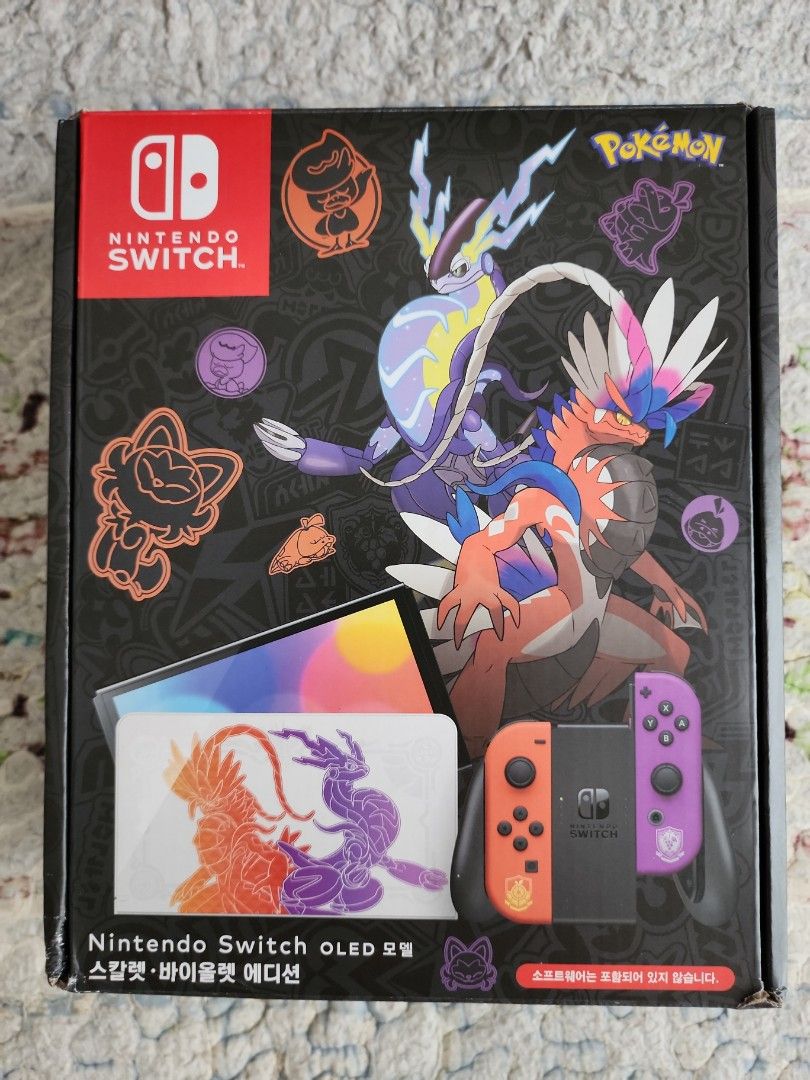 Nintendo switch oled (White) / (Pokemon) / (Splatoon 3) full bundle ...