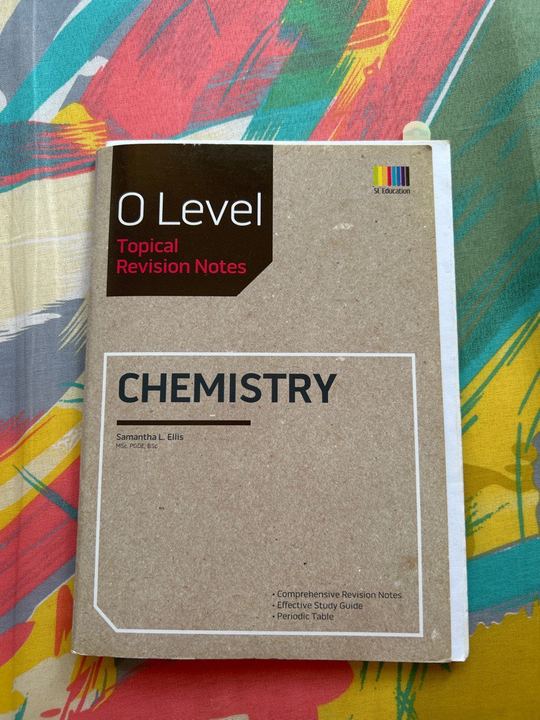 O level Chemistry Notes, Hobbies & Toys, Books & Magazines, Textbooks ...