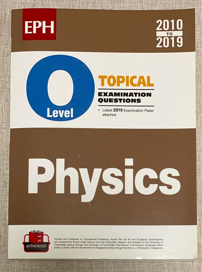 O Level Physics TYS Topical 2010-2019, Hobbies & Toys, Books ...