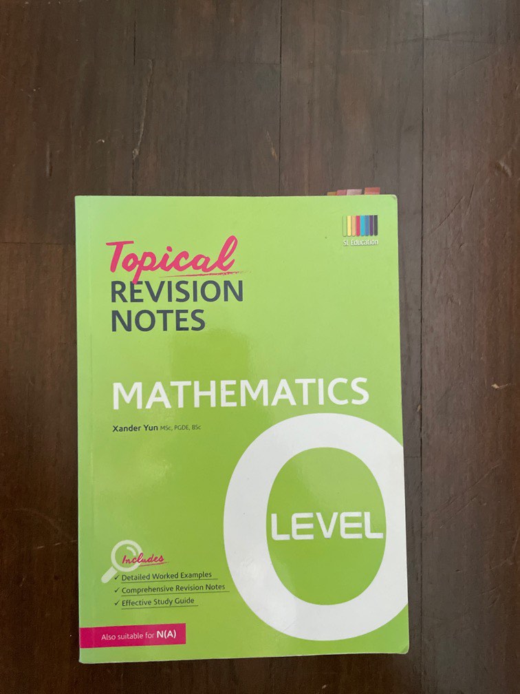 O levels topical math revision notes, Hobbies & Toys, Books & Magazines ...