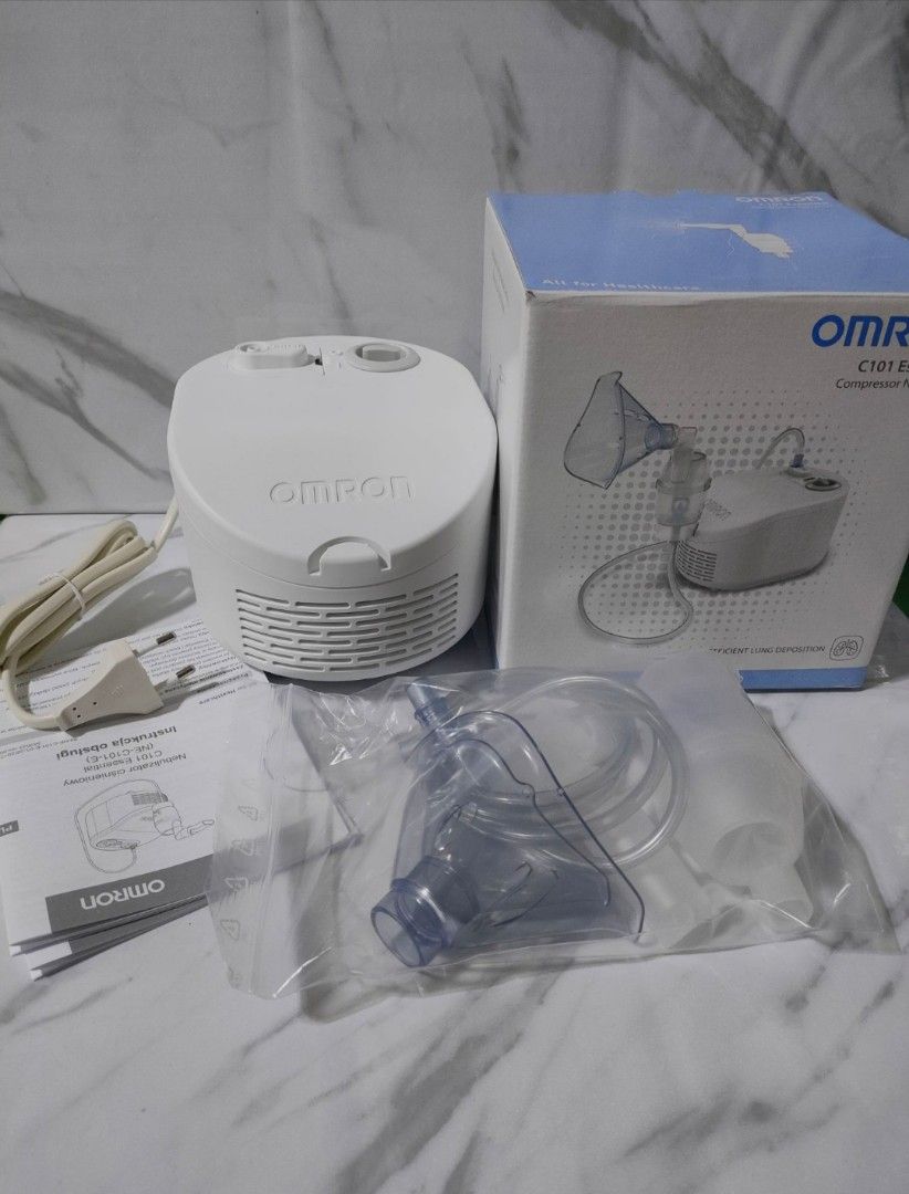 Omron Compressor Nebulizer C101, Health & Nutrition, Medical Supplies ...