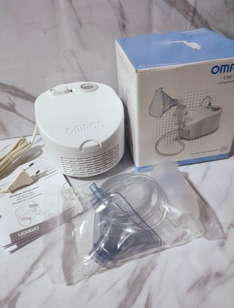 Omron Compressor Nebulizer C101, Health & Nutrition, Medical Supplies ...