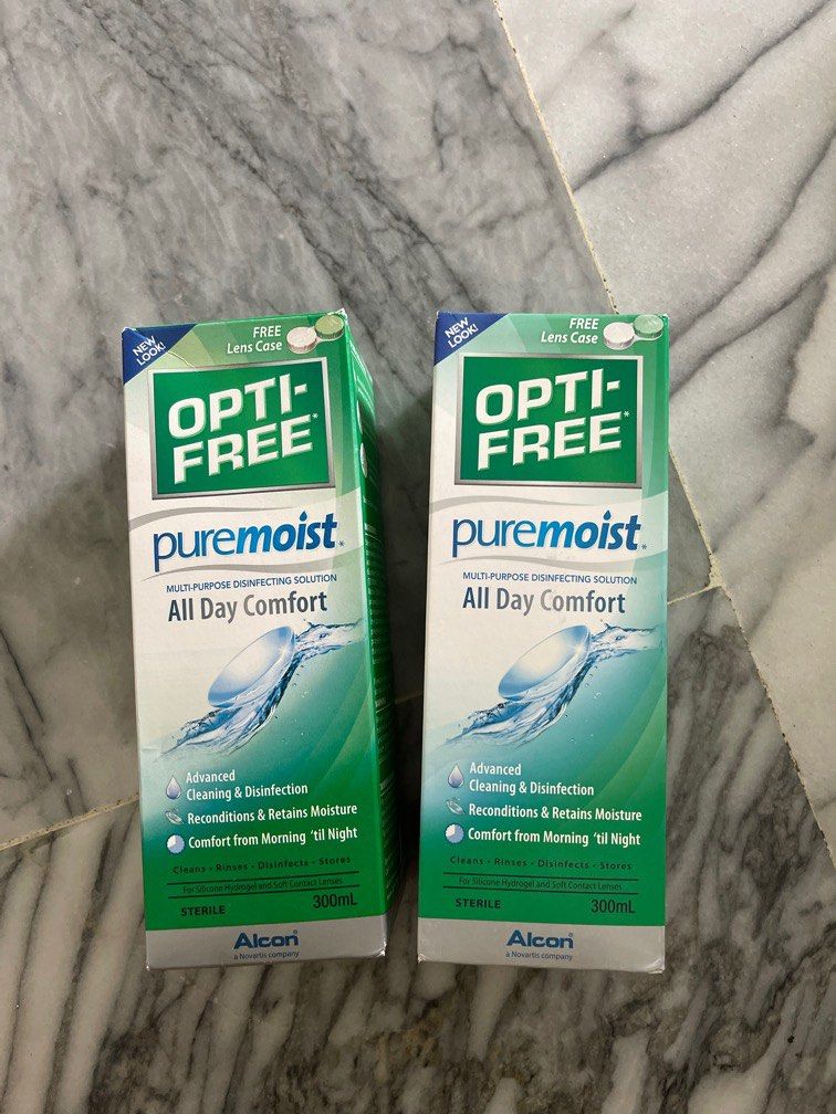 OPTI-FREE Puremoist All Day Comfort Multi-purpose Disinfecting Contact ...