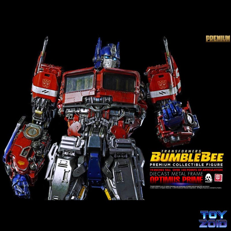 Optimus Prime Premium Bumblebee Movie Collectible Die Cast Metal Frame ...