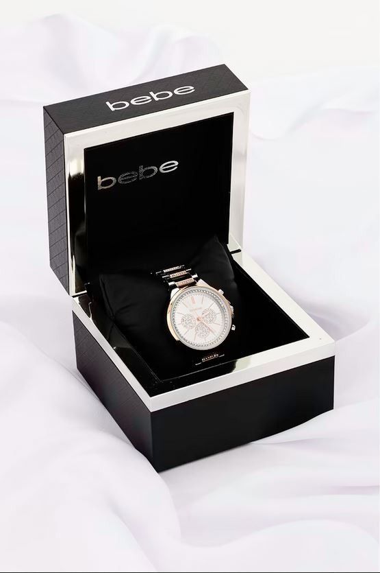 Original Bebe Analog Watch - Silver/Rose Gold, Women's Fashion, Watches ...