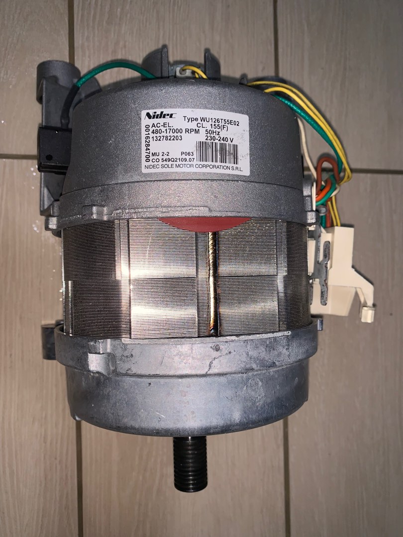 original washing machine motor corporation Electrolux model number ...