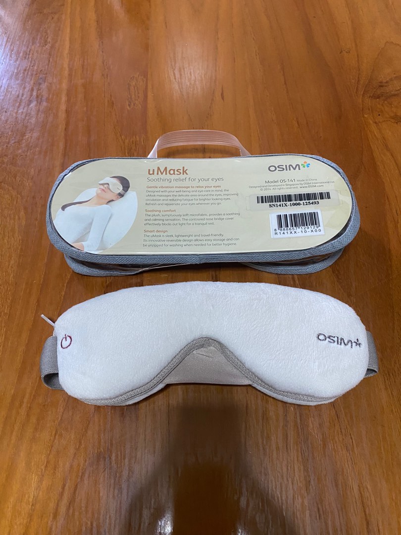 OSIM uMask Eye Massager, Health & Nutrition, Massage Devices on Carousell