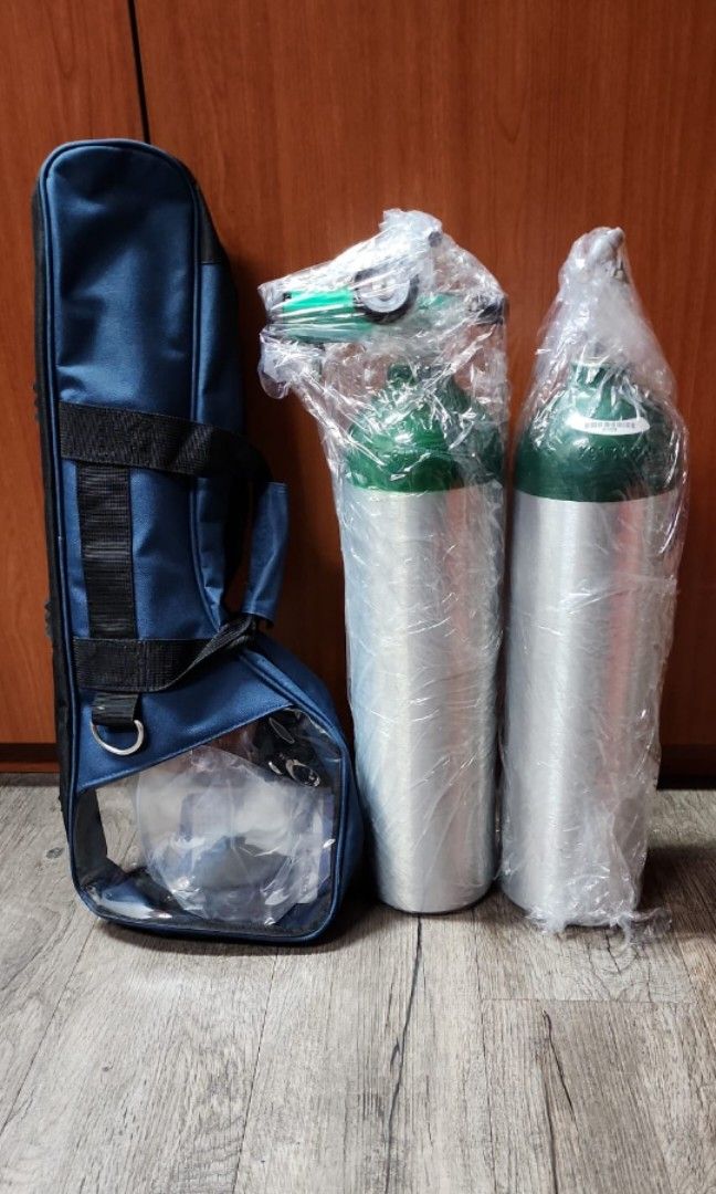 Portable Oxygen tank Therapy Set TP, 415L (Pharmex), Health & Nutrition ...