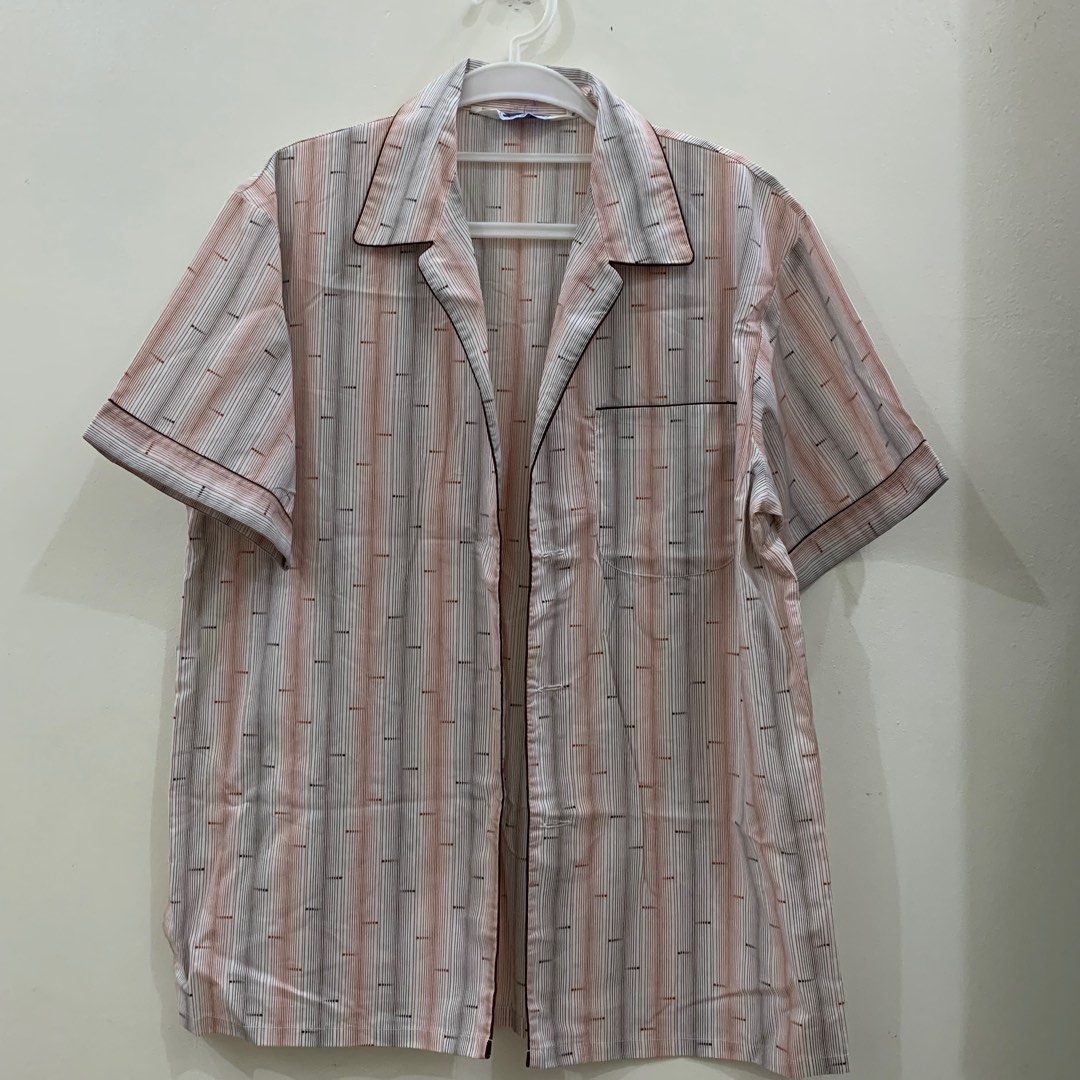 Pajama-Style Cover-Up, Men's Fashion, Tops & Sets, Tshirts & Polo ...