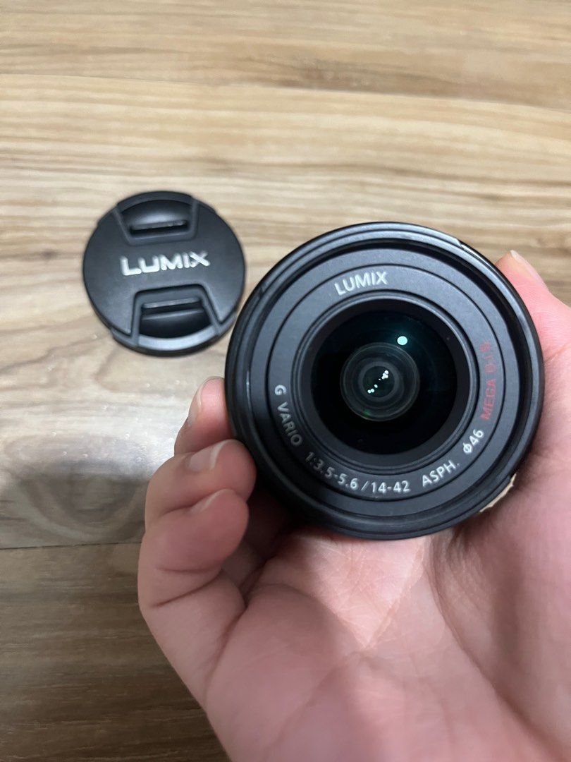 Panasonic kkmm-42mm lens, Photography, Lens & Kits on Carousell