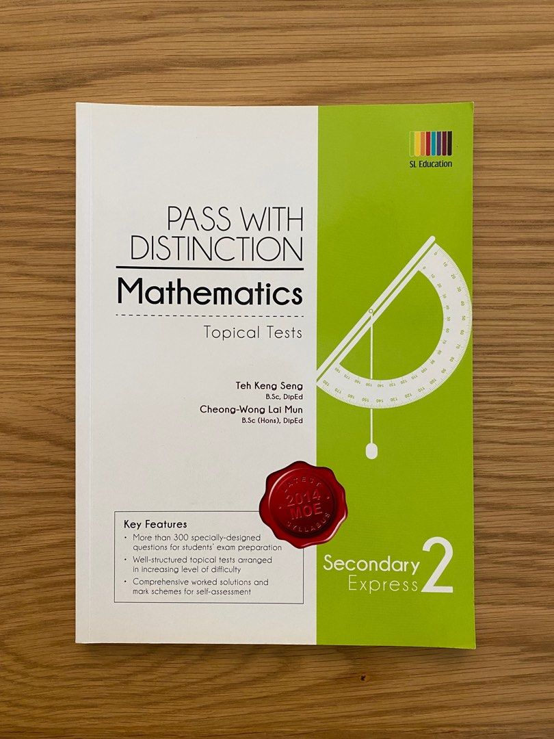 Pass With Distinction Mathematics Sec 2 Assessment Book, Hobbies & Toys, Books & Magazines ...