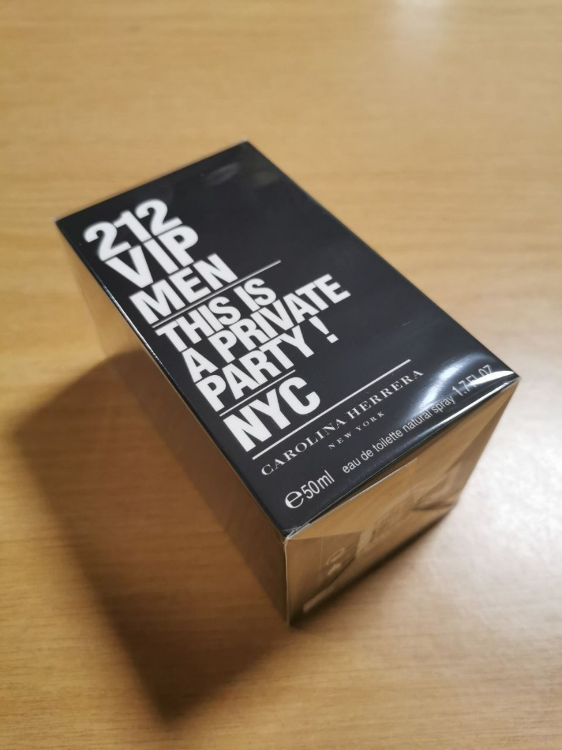 Perfume - Cologne - 212 VIP Men Carolina Herrera - 50ml, Beauty ...