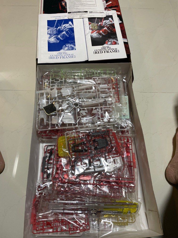 PG Gundam Astray Red Frame (Metallic), Hobbies & Toys, Toys & Games on ...