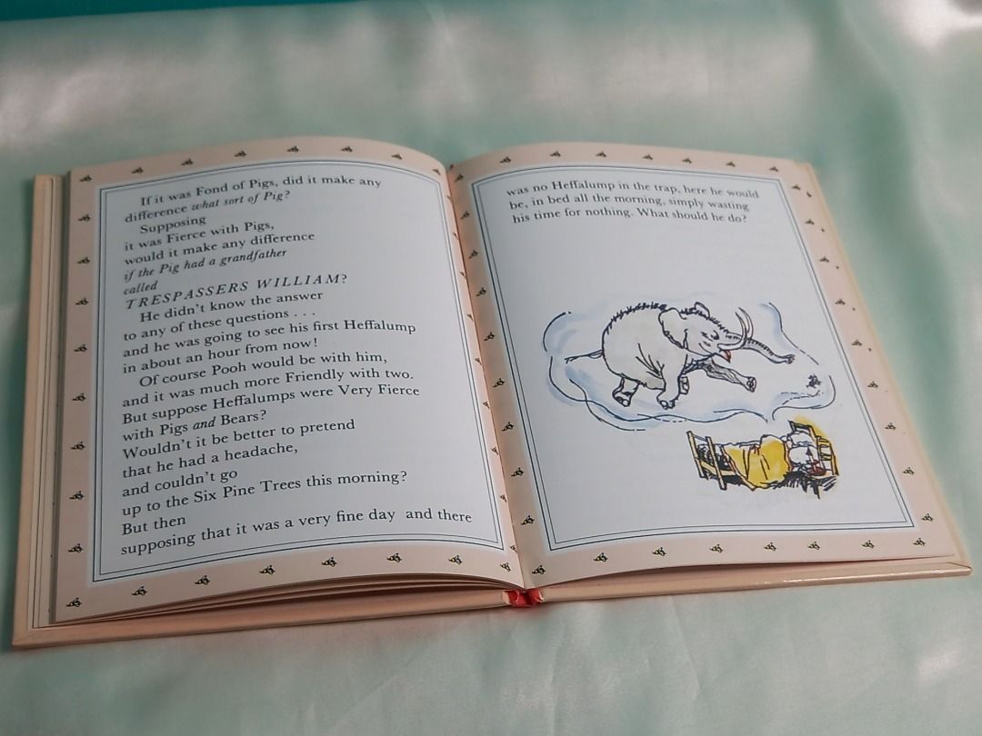 Piglet Meets A Heffalump (The Original Pooh Treasury Book) Hardbound ...
