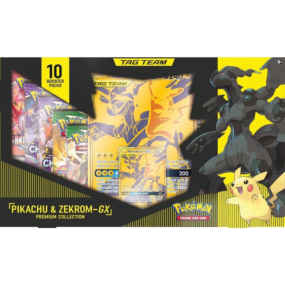 Pikachu & Zekrom Premium Collection, Hobbies & Toys, Toys & Games on Carousell