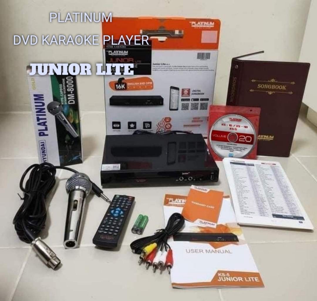 PLATINUM DVD KARAOKE PLAYERS, TV & Home Appliances, TV & Entertainment ...