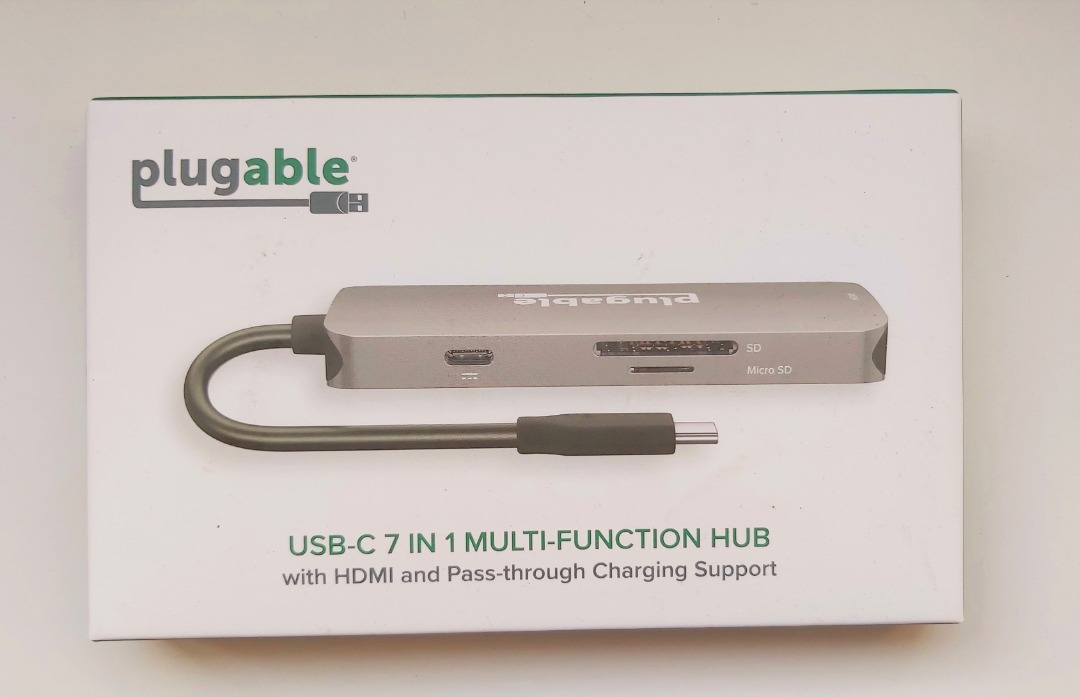 Plugable USB-C 7-in-1 Multi-function Hub, Computers & Tech, Parts ...