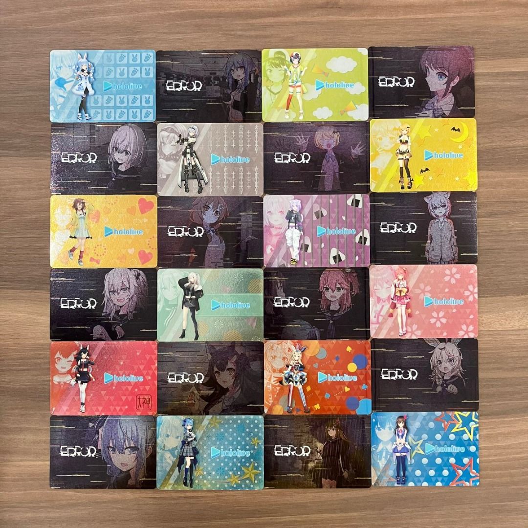 [PO till 11 Jan 2023] Hololive Error Metal Cards Sora Mio Suisei polka ...