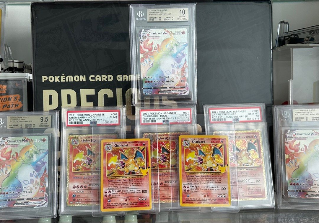 Pokemon 25th Anniversary Charizard Japanese PSA 10, Hobbies & Toys, Toys & Games on Carousell