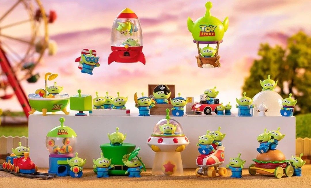 Popmart x Pixar Alien Days, Hobbies & Toys, Toys & Games on Carousell