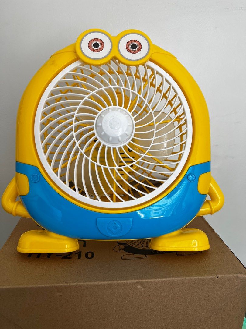 Portable cartoon fan, Furniture & Home Living, Lighting & Fans, Fans on ...