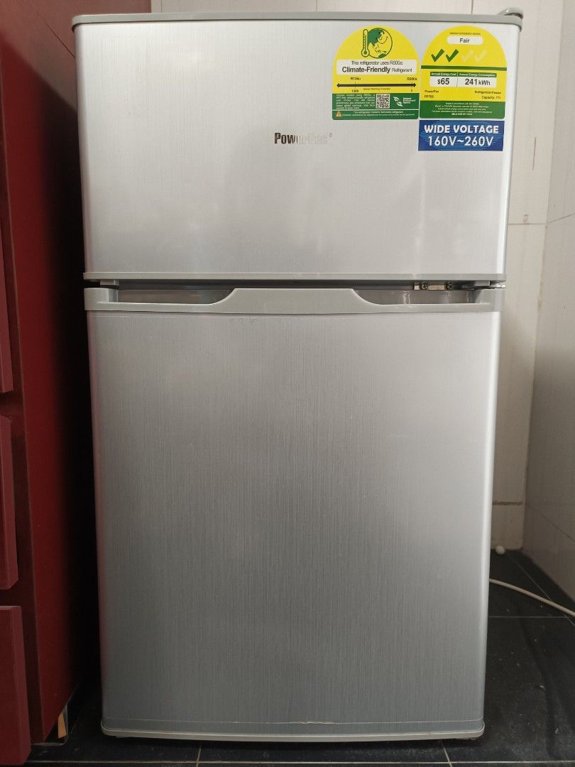 Powerpac 2 door mini bar fridge with freezer 71 l, TV & Home Appliances ...