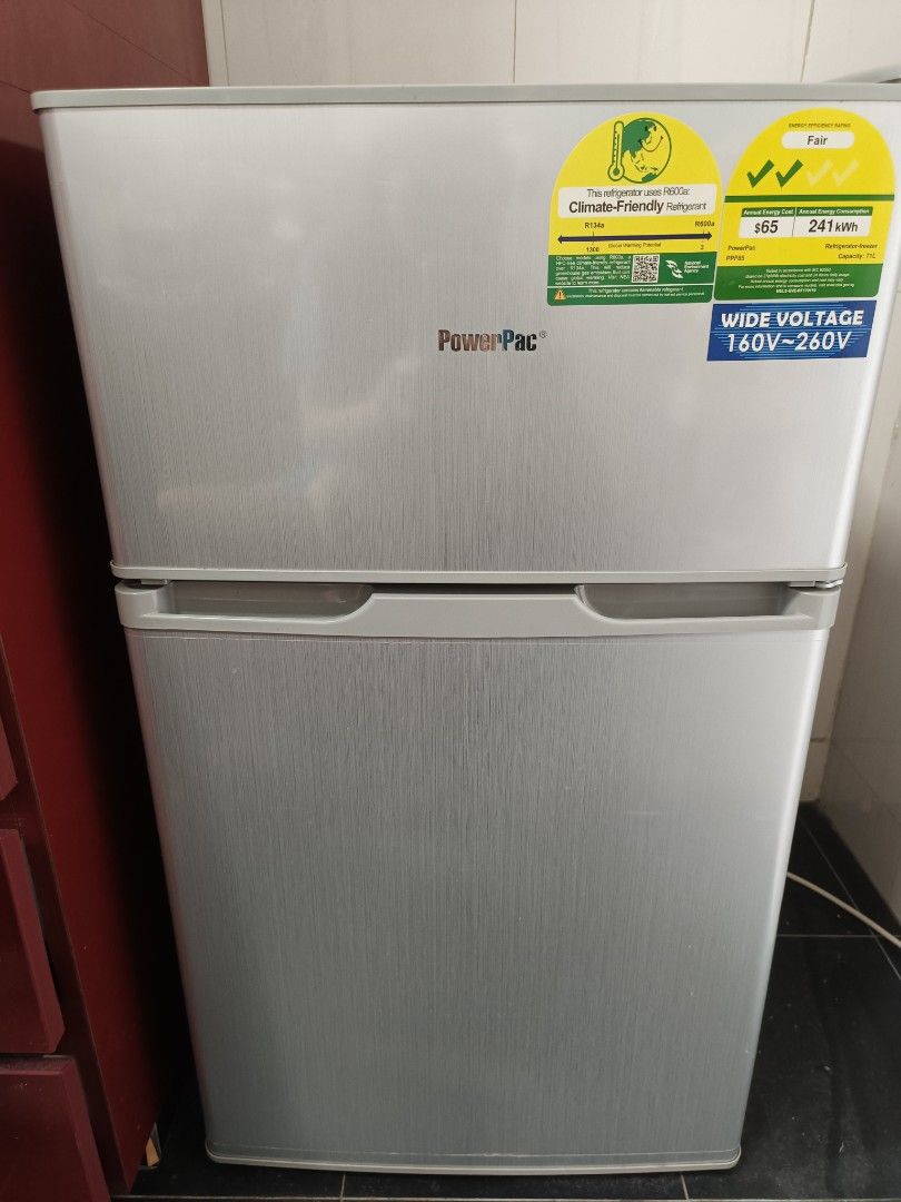 Powerpac 2 door mini bar fridge with freezer 71 l, TV & Home Appliances ...