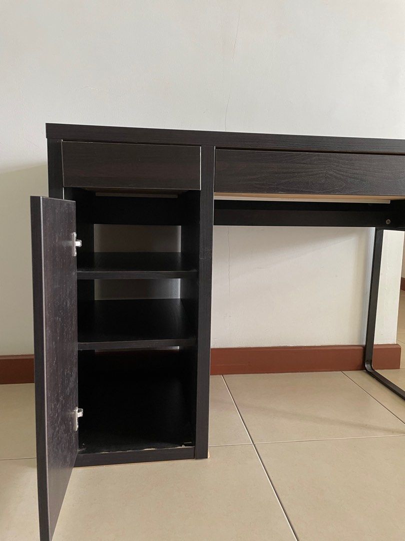 Preloved Ikea Micke Desk / Study Table, Furniture & Home Living ...