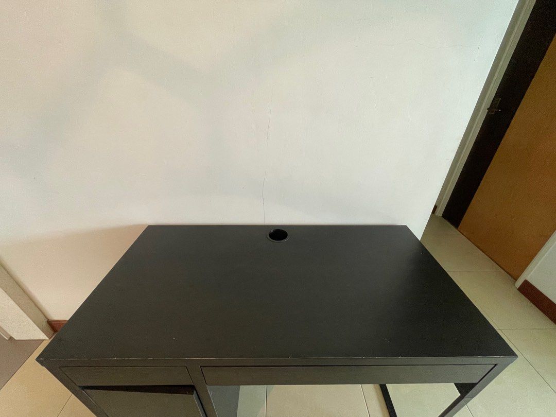 Preloved Ikea Micke Desk / Study Table, Furniture & Home Living ...