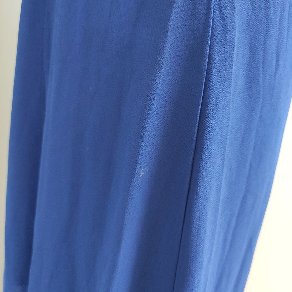 PREMIUM DRESS VAIN GLORIOUS YOU party chiffon sifon biru birel blue ...