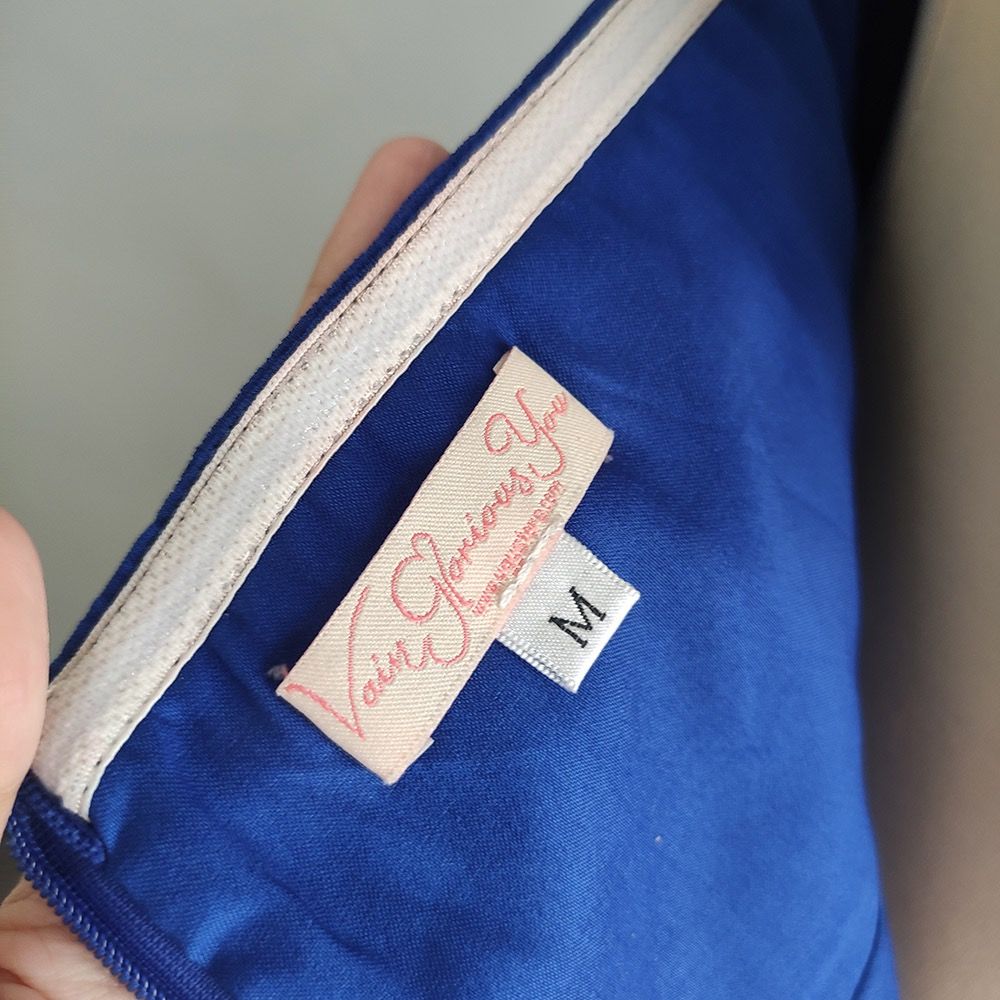 PREMIUM DRESS VAIN GLORIOUS YOU party chiffon sifon biru birel blue ...