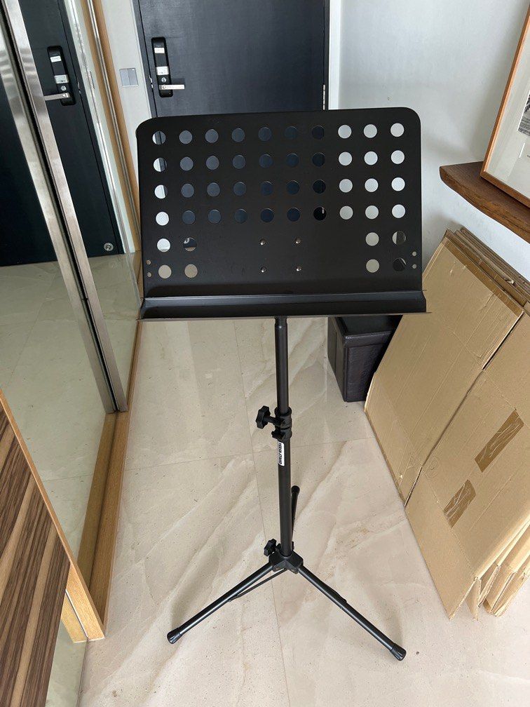Premium music score sheet stand, Hobbies & Toys, Music & Media, Music ...