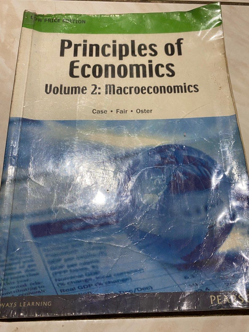 Principle of Economics - Vol. 2 Macroeconomics, Hobbies & Toys, Books ...