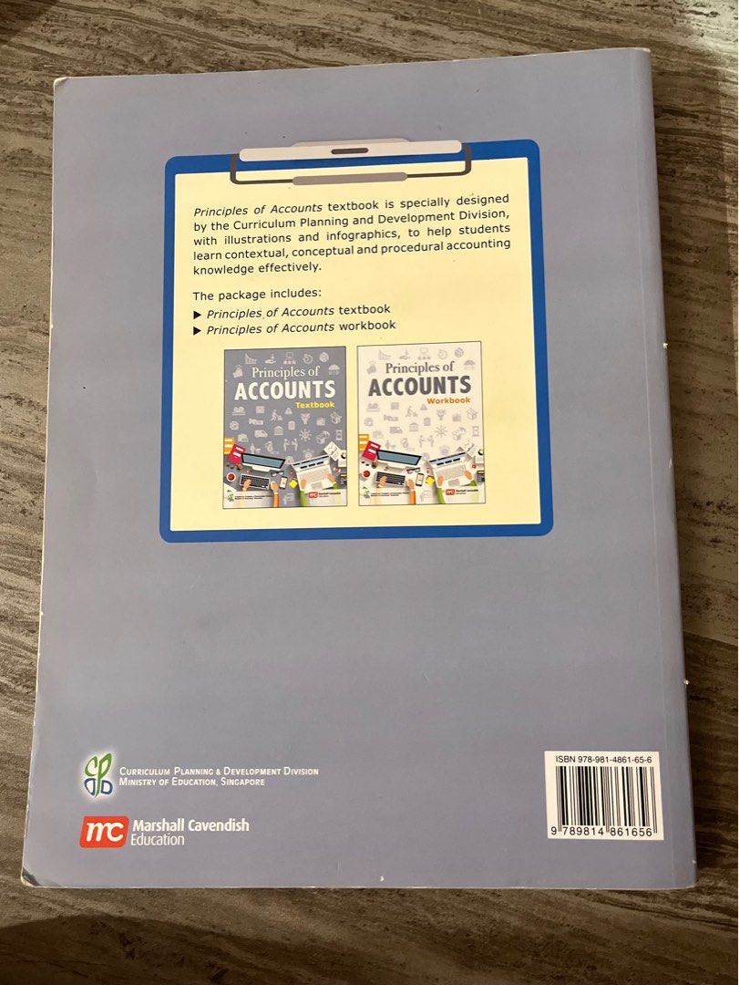 Principles of Accounts textbook, Hobbies & Toys, Books & Magazines ...
