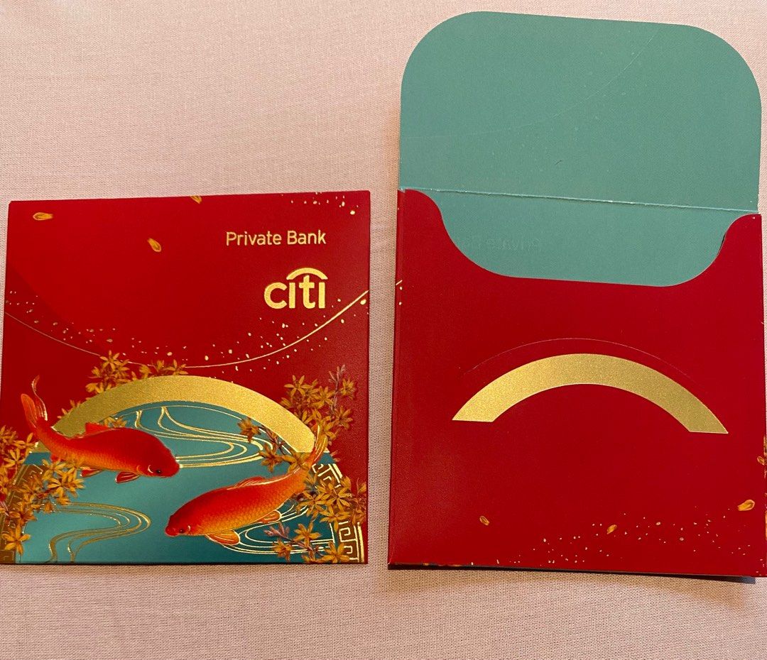 private banking CITIBANK red packet, Hobbies & Toys, Memorabilia ...