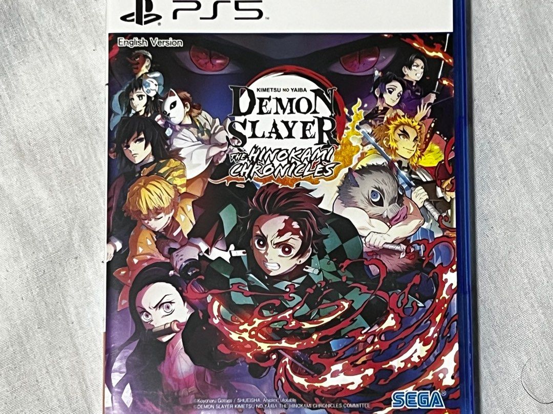 PS 5 Deamon Slayer disc edition, Video Gaming, Video Games, PlayStation ...