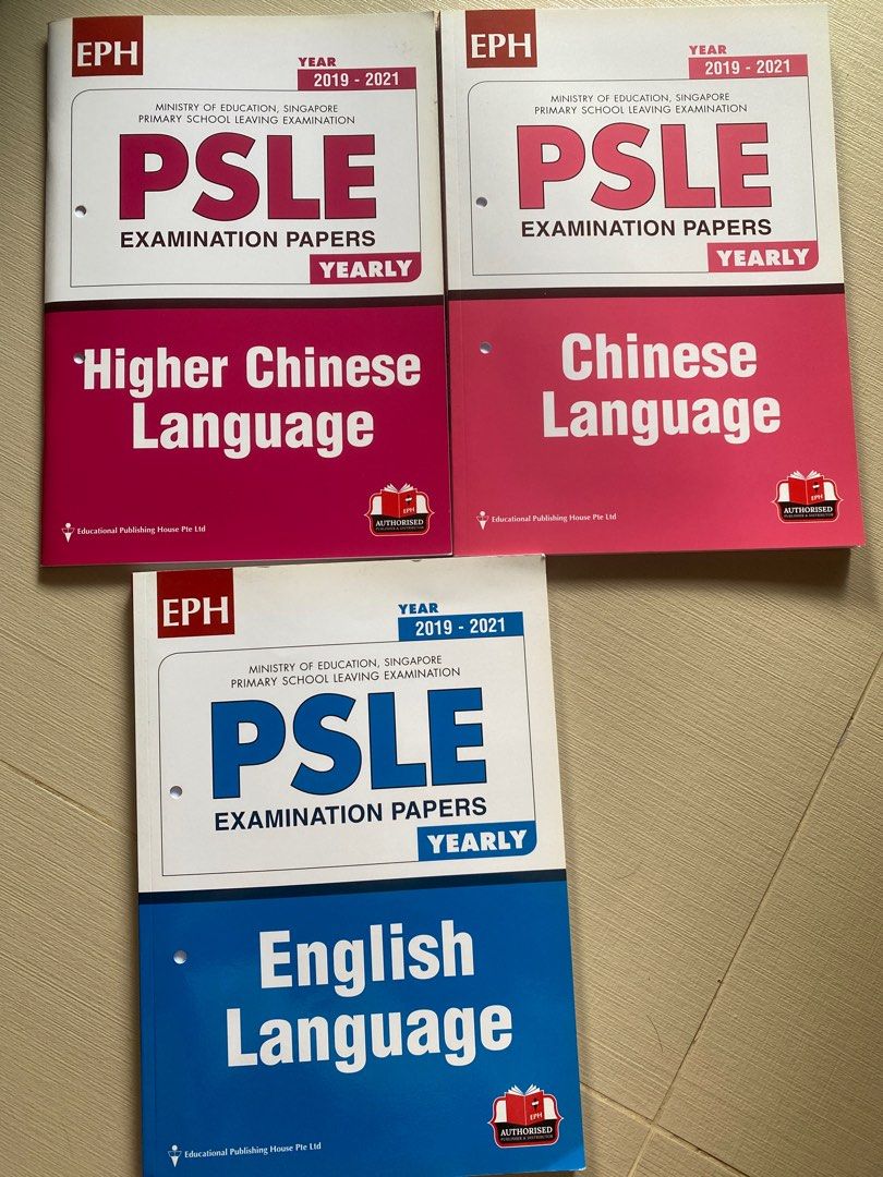 PSLE English, Chinese and HCL papers 2019-2021, Hobbies & Toys, Books ...