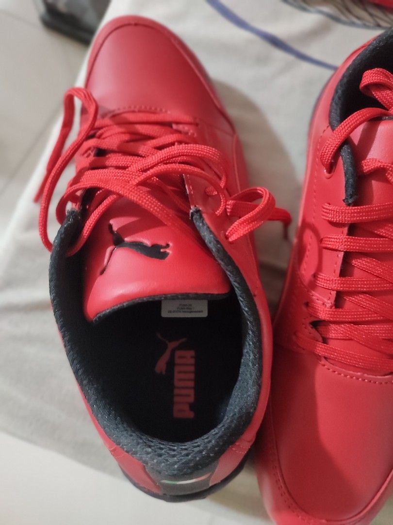 Puma Red Rubber Shoes, Men's Fashion, Footwear, Sneakers on Carousell
