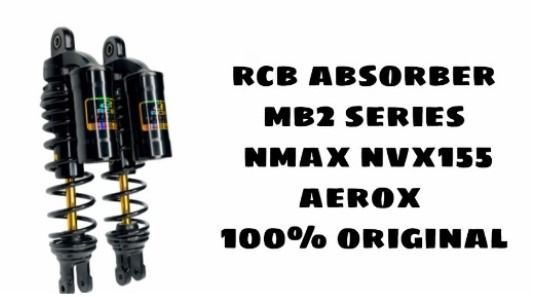 RACING BOY RCB ABSORBER AEROX V1 V2 / AEROX 155 / NMAX V2 MB-2 305MM ...