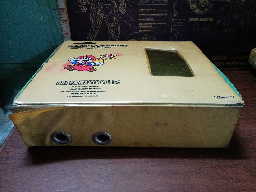 Rare 1985 Super Mario Bros. Edition Family Computer Box Case, Video ...