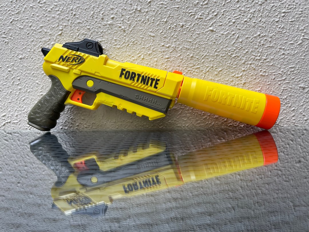 Rare Nerf Fortnite Silenced Pistol Blaster, Hobbies & Toys, Toys ...