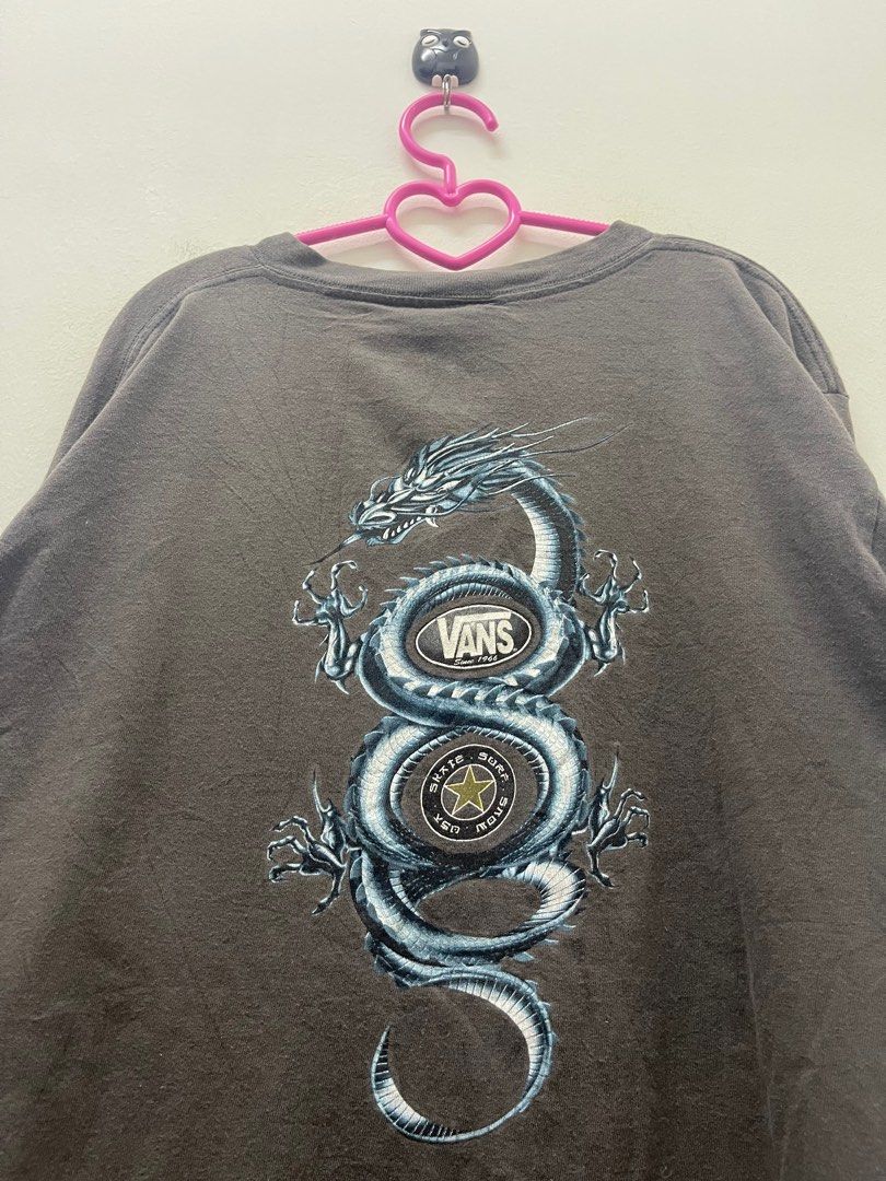Rare Vintage VANS Dragon, Men's Fashion, Tops & Sets, Tshirts & Polo ...