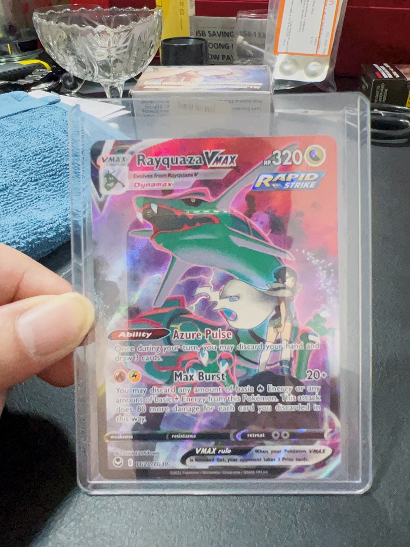 Rayquaza VMAX, Hobbies & Toys, Memorabilia & Collectibles, Vintage ...