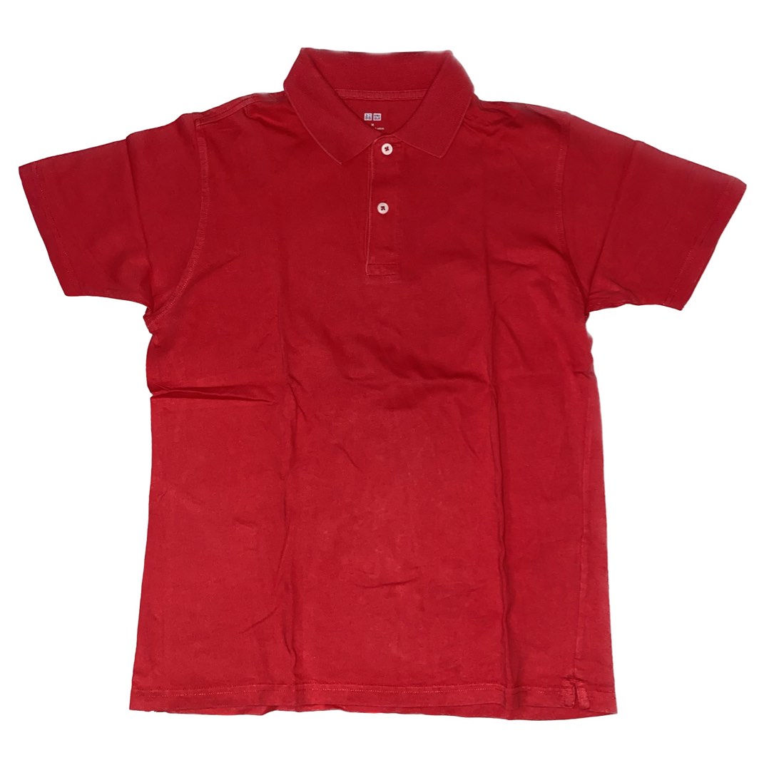 Original Red Uniqlo Polo Shirt, Men's Fashion, Tops & Sets, Tshirts ...