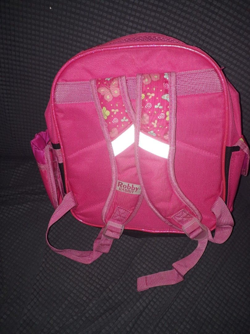 Robby Rabbit Pink Backpack, Women's Fashion, Bags & Wallets, Backpacks ...